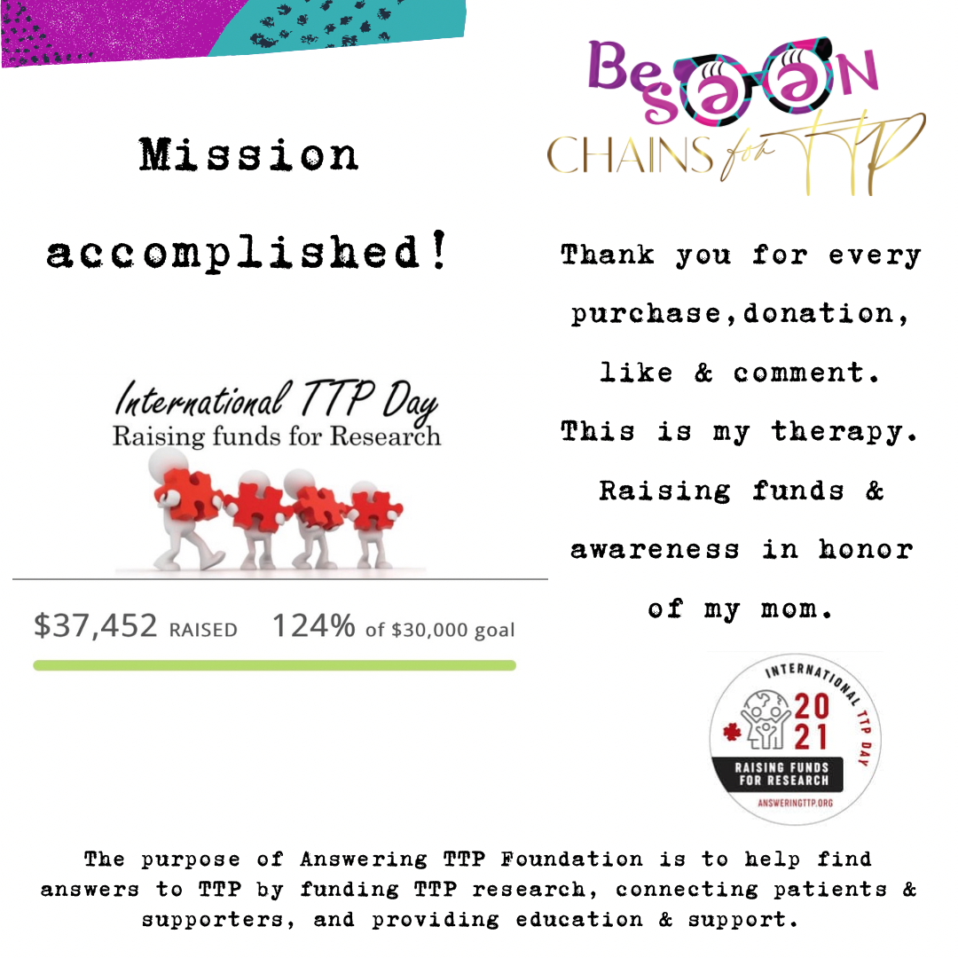 MISSION ACCOMPLISHED: BE SEEN CHAINS FOR TTP – Be Seen By Staci